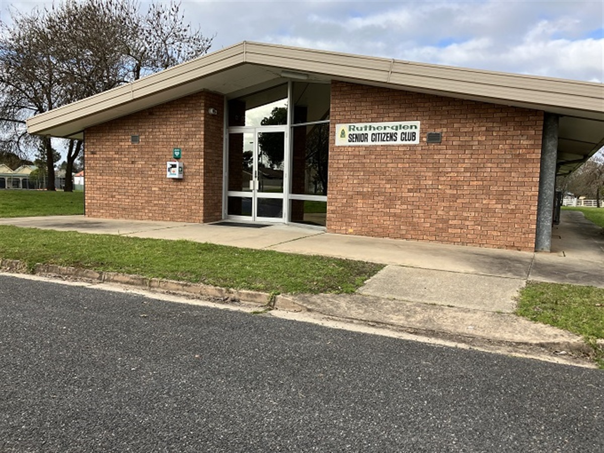 Rutherglen Senior Citizens Centre | Indigo Shire Council
