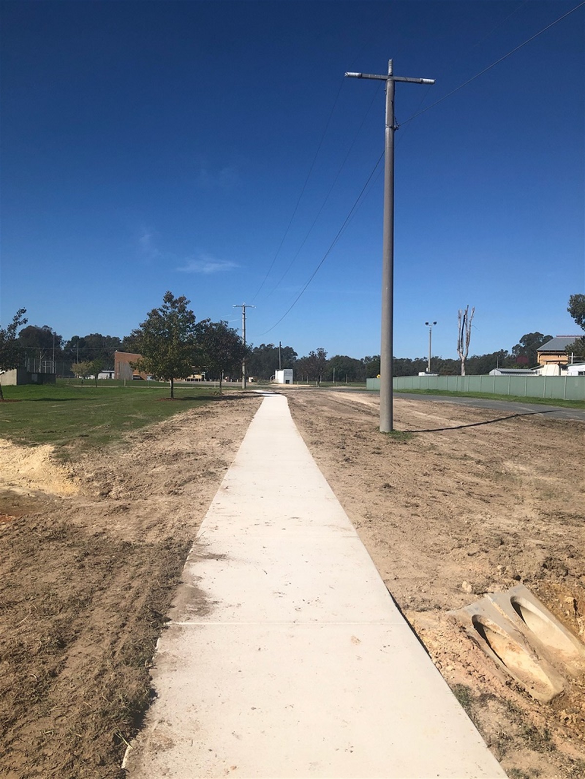Chiltern footpath extension (completed 2020) | Indigo Shire Council