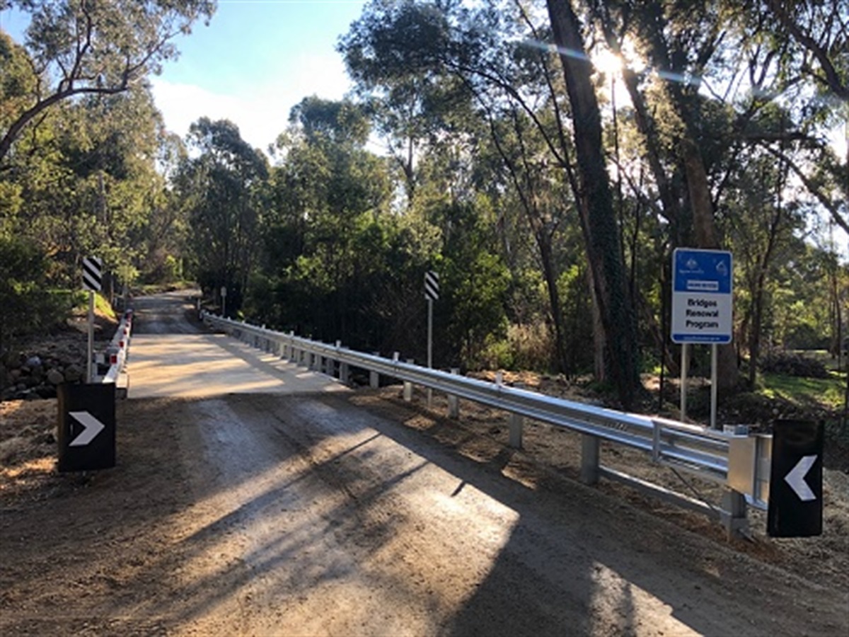 Bells Flat Road Bridge replacement (completed 2020) | Indigo Shire Council